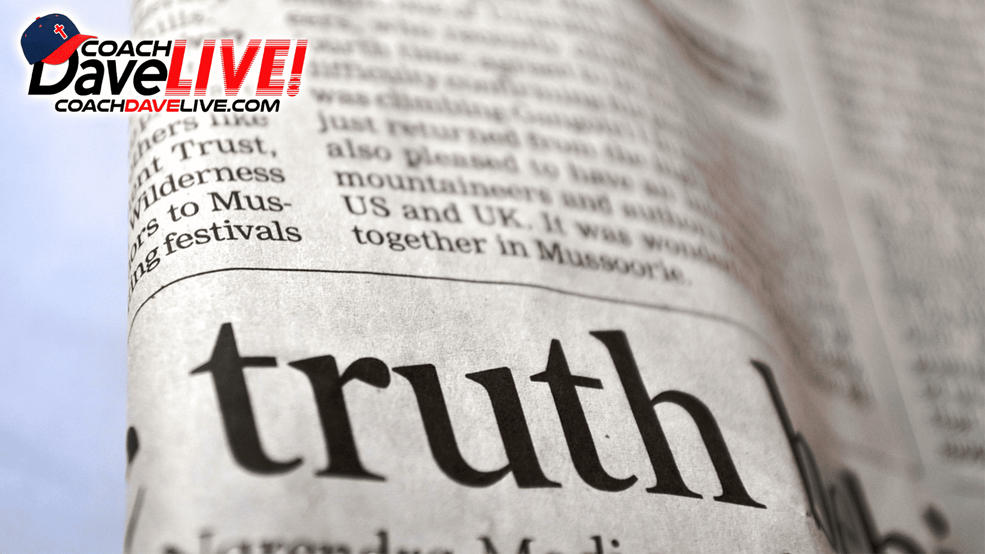 For God’s Sake, Tell Folks the Truth! - Pass the Salt Ministries