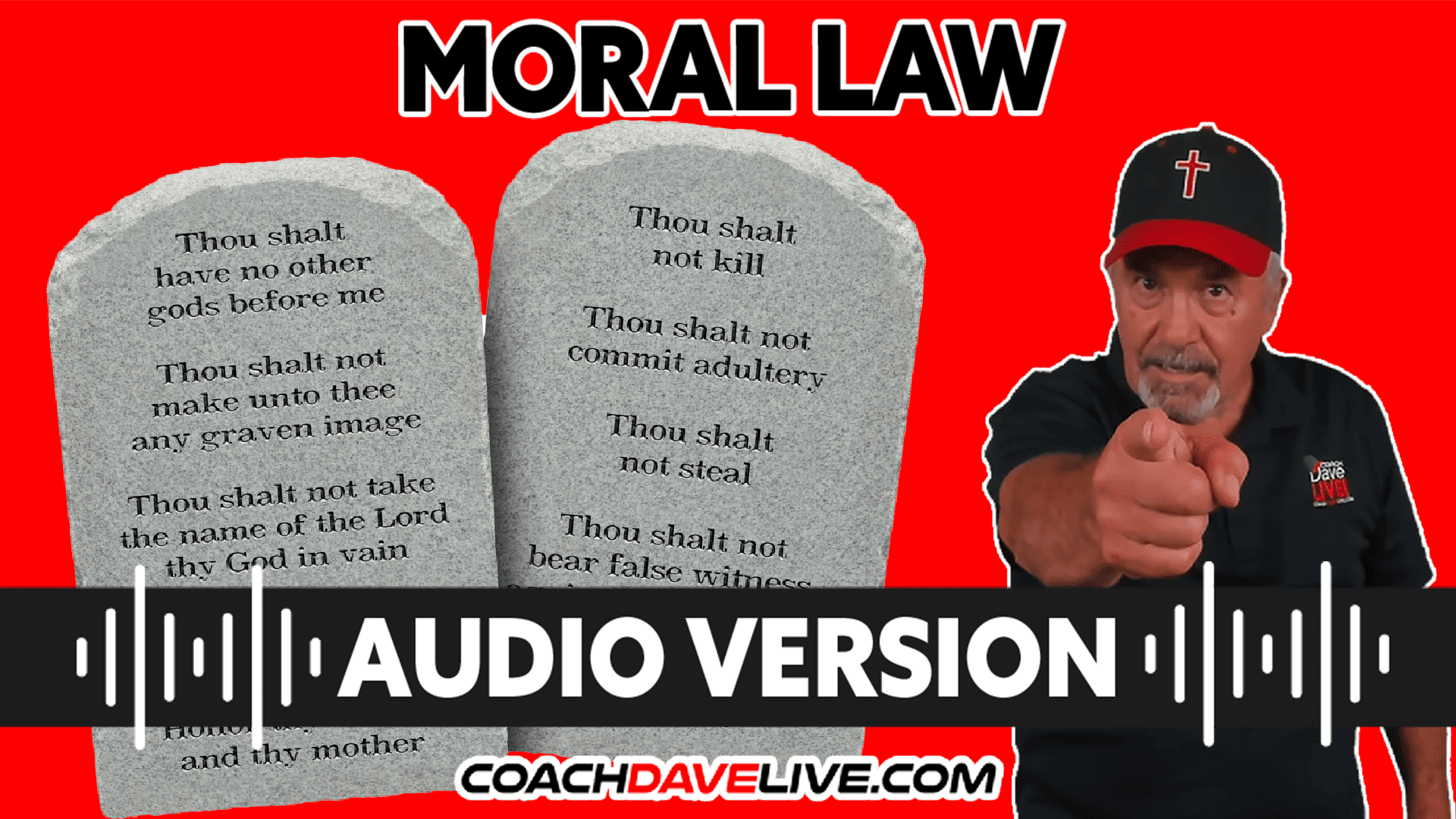 Coach Dave LIVE | 7-4-2022 | MORAL LAW - AUDIO ONLY - Pass the Salt ...